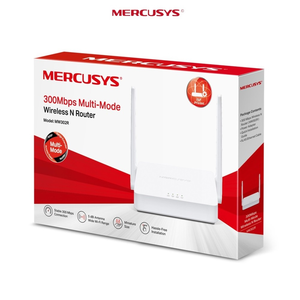 Jual Mercusys MW302R Router WiFi 300Mbps Multi-Mode Wireless N Router ...