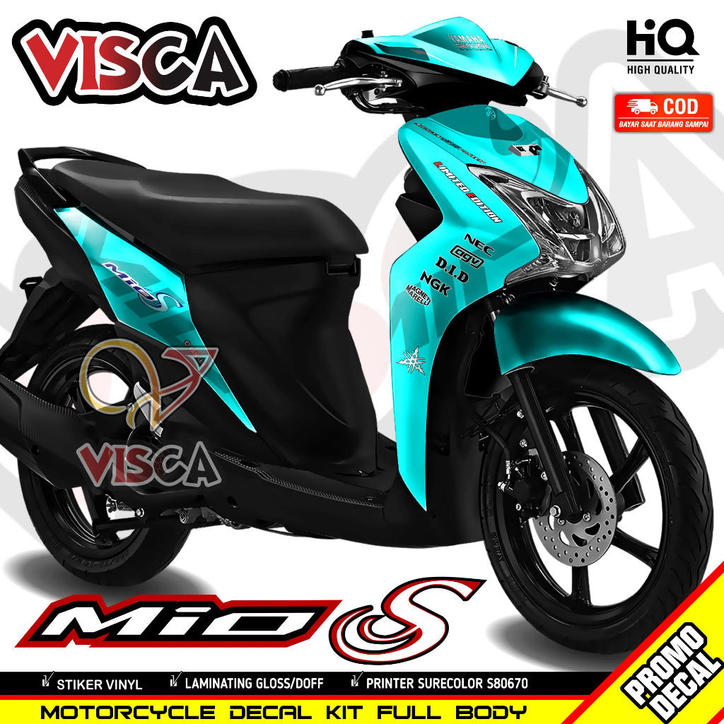 Jual Decal Mio S 125 Full Body Stiker Mio S 125 Full Body Striping Mio ...