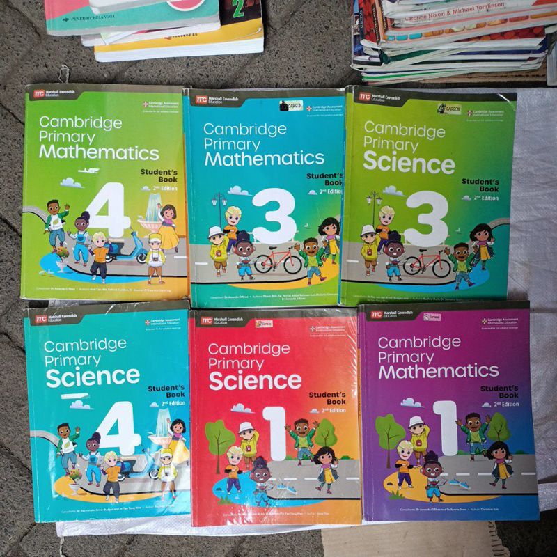 Jual ORIGINAL BEKAS CAMBRIDGE PRIMARY SCIENCE MATHEMATICS 1 2 3 4 5 6 ...
