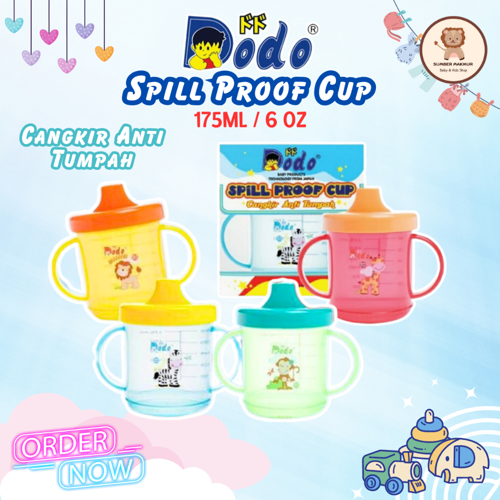 Jual Dodo Spill Proof Cup / Cangkir Anti Tumpah 175ml (Tempat Minum ...