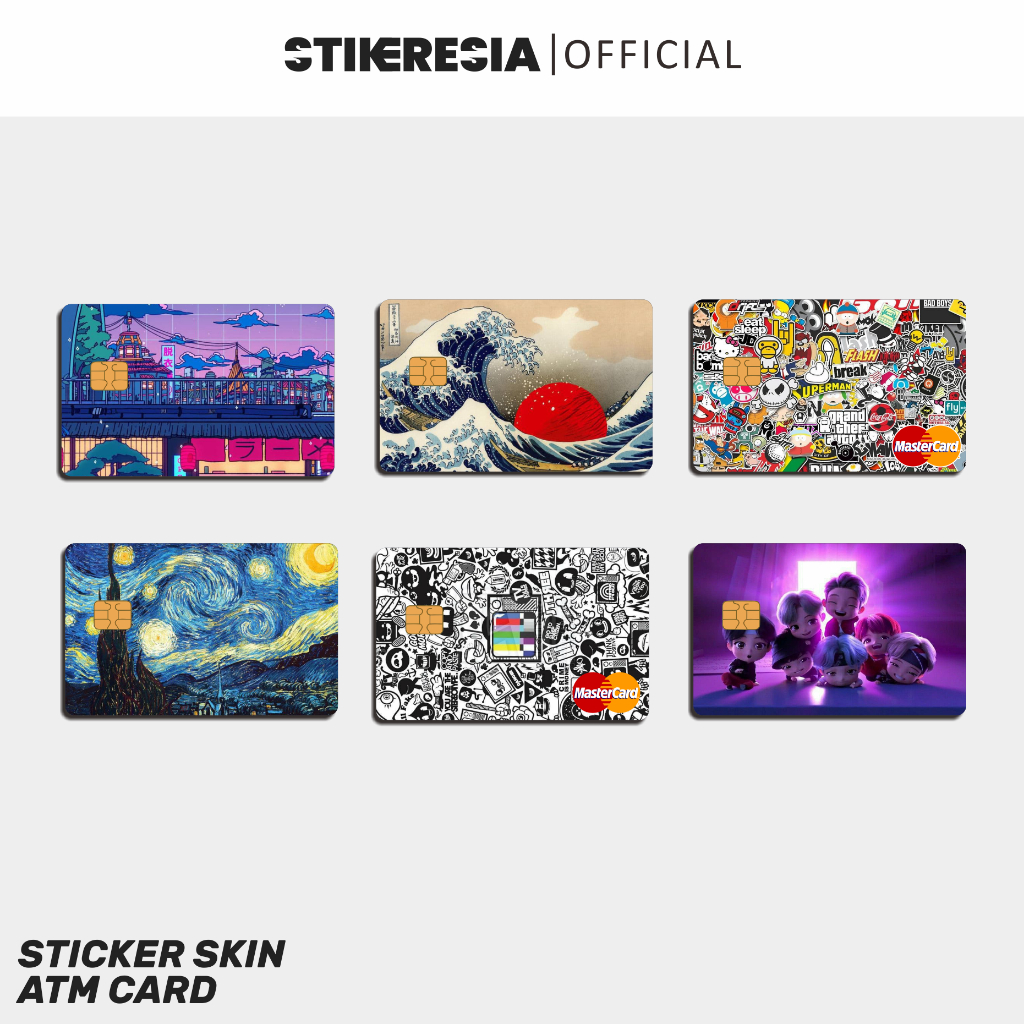 Jual Stiker ATM Katalog Ketiga - Stiker Kartu ATM Emoney Flazz Vinyl ...