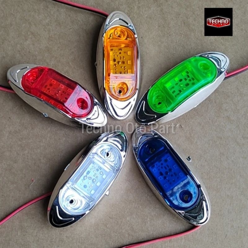 Jual Lampu Led Samping Bak Truk Mini 24v 6 Led Universal | Shopee Indonesia