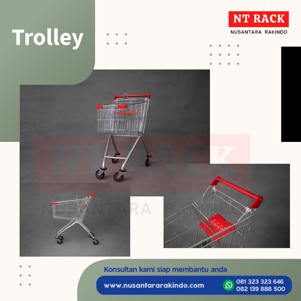 Jual TROLLY/ TROLLY SUPERMARKET/ TROLLY BELANJA | Shopee Indonesia