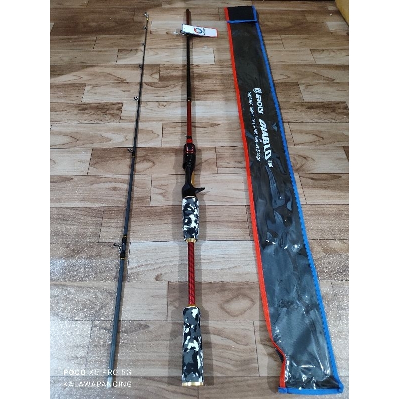 Jual Joran BC Iroly Diablo carbon solid 5 - 10 Lb, 6 - 12 Lb, 6 - 14 Lb ...