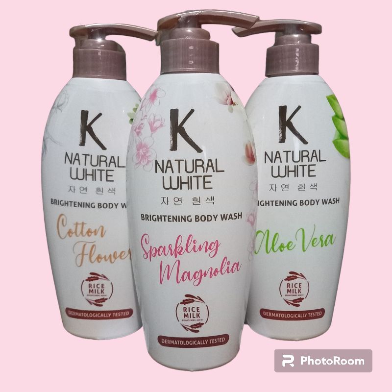 Jual K Natural White Body Wash Botol 500 ml | Shopee Indonesia