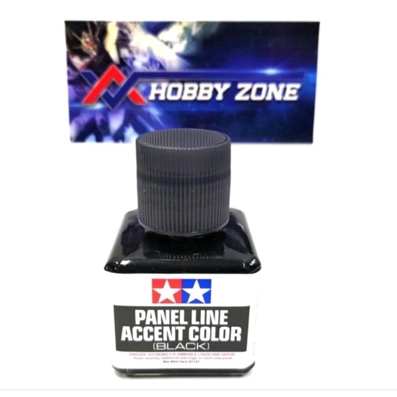 Jual Tamiya Panel Line Accent Black - Tamiya 87131 ( Packaging Label ...
