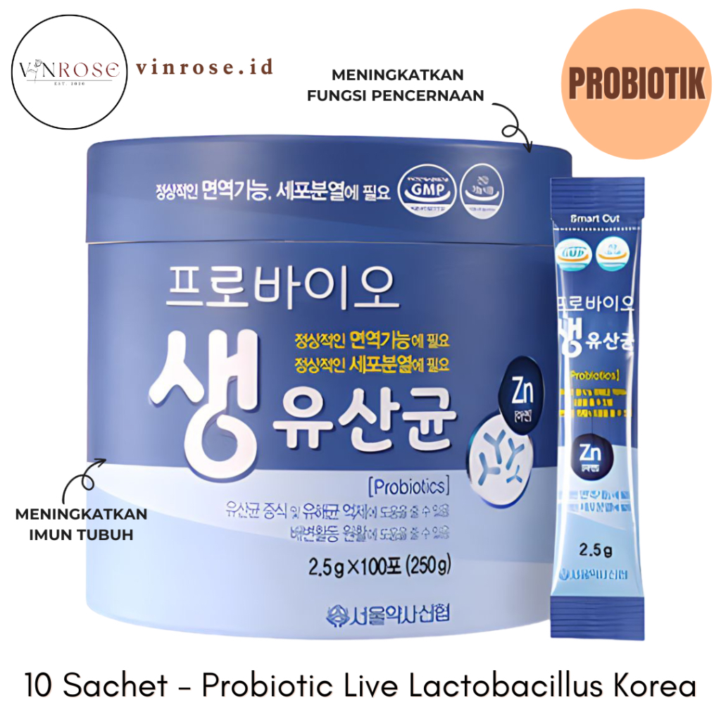 Jual [10 Sachet] Probiotic Live Lactobacillus Korea/ Probiotik untuk ...