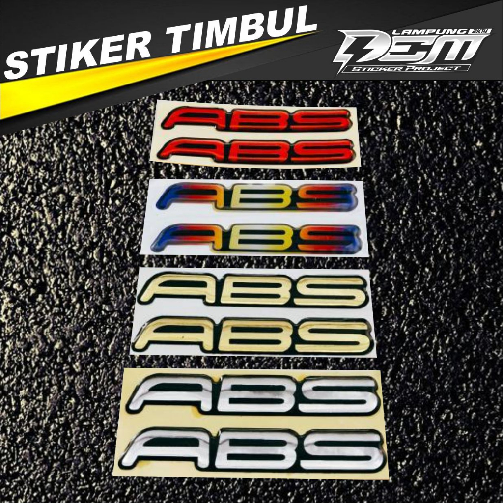 Jual Stiker Emblem ABS Stiker Timbul ABS HARGA PER 1 PCS | Shopee Indonesia