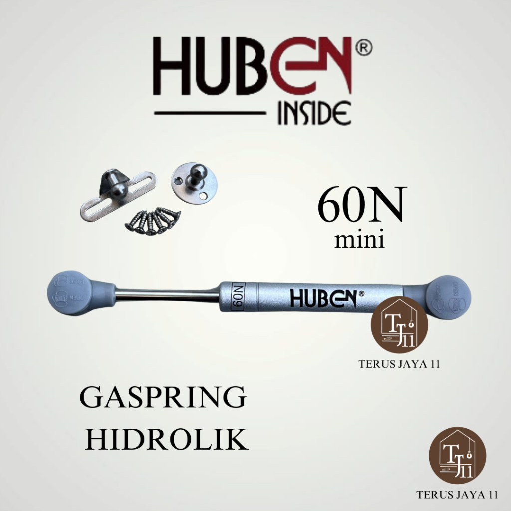 Jual Engsel Hidrolik/Gas spring Lemari dan Jok Motor Huben GS-60N mini ...