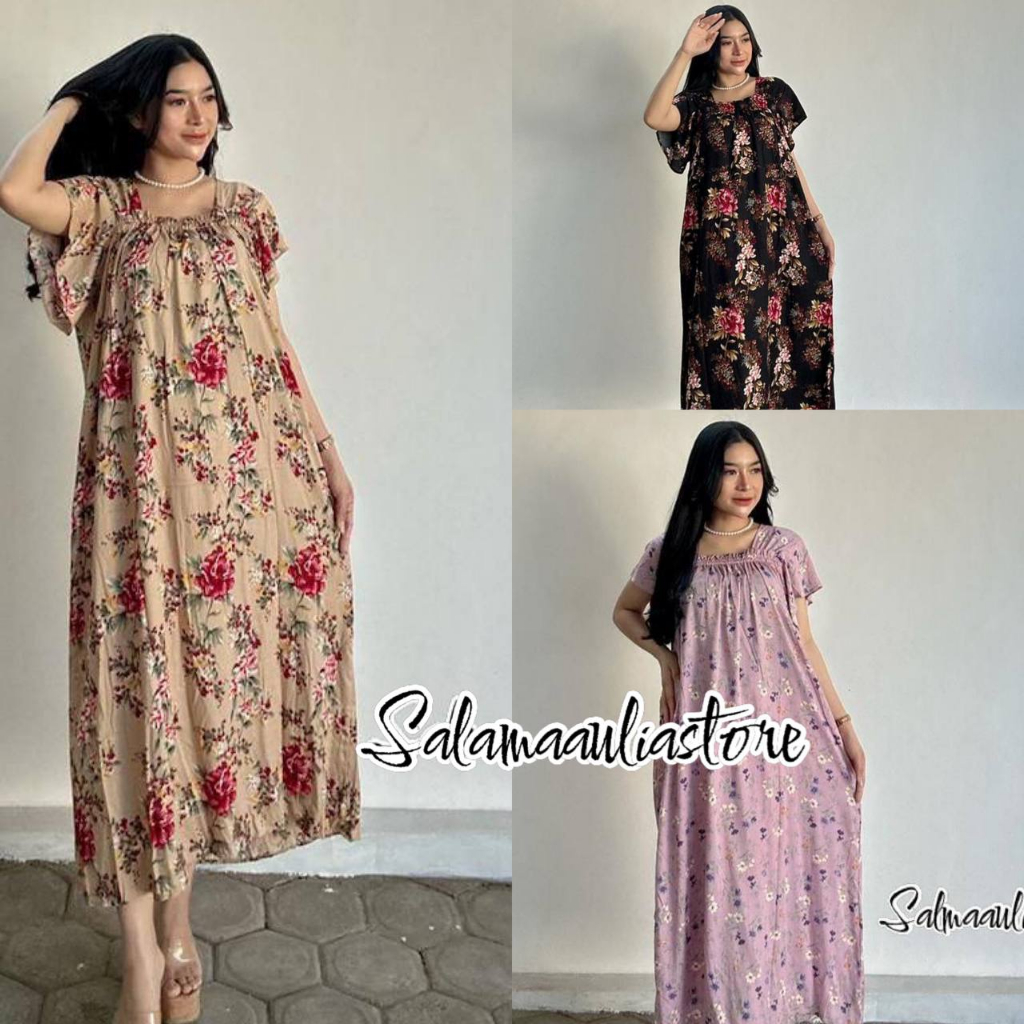 Jual CS-Daster Faniya Rayon motif Premium | Homewear | Daster Kerut ...