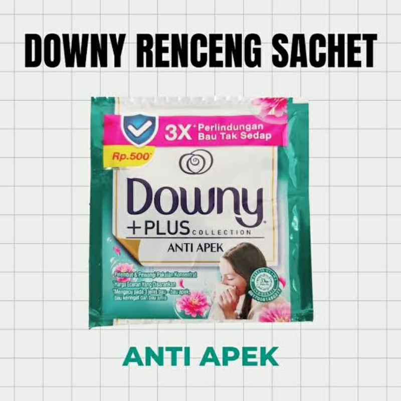 Jual DOWNY ANTI APEK KEMASAN SACHET | Shopee Indonesia