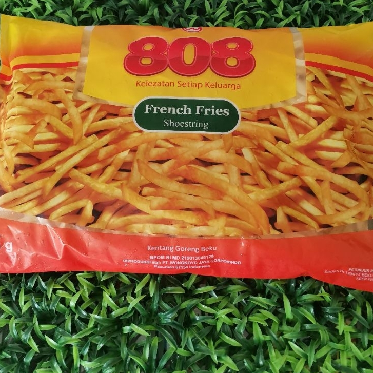 Jual 808 French Fries Shoestring - Kentang Goreng Beku - Berat 2,5 kg | Shopee Indonesia