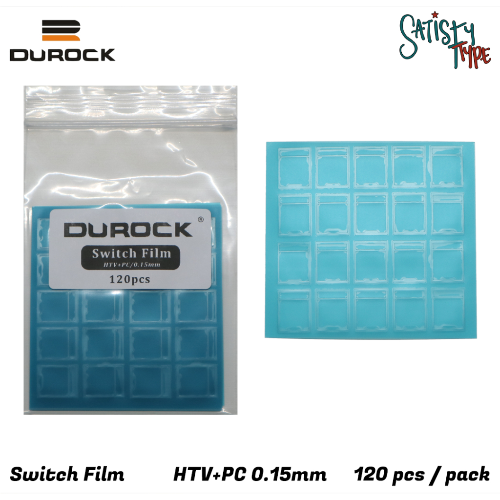 Jual Durock Switch Film HTV + PC 0.15mm (Transparent, 120pcs/pack) | Shopee Indonesia