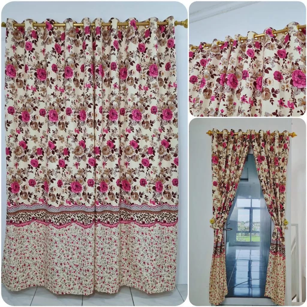 Jual Gorden Smokring 12 RingTirai Pintu Dan Jendela Hordeng Batik ...