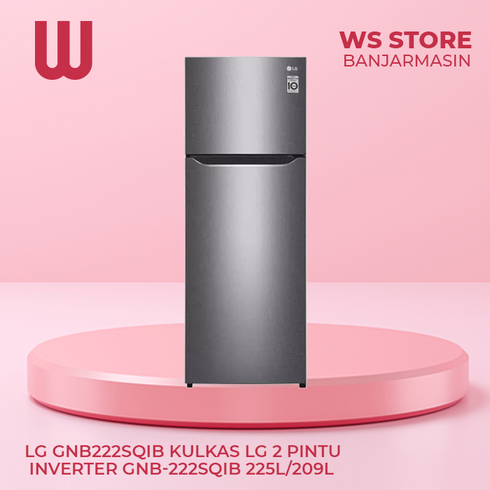 Jual LG GNB222SQIB KULKAS LG 2 PINTU INVERTER GNB-222SQIB 225L/209L ...