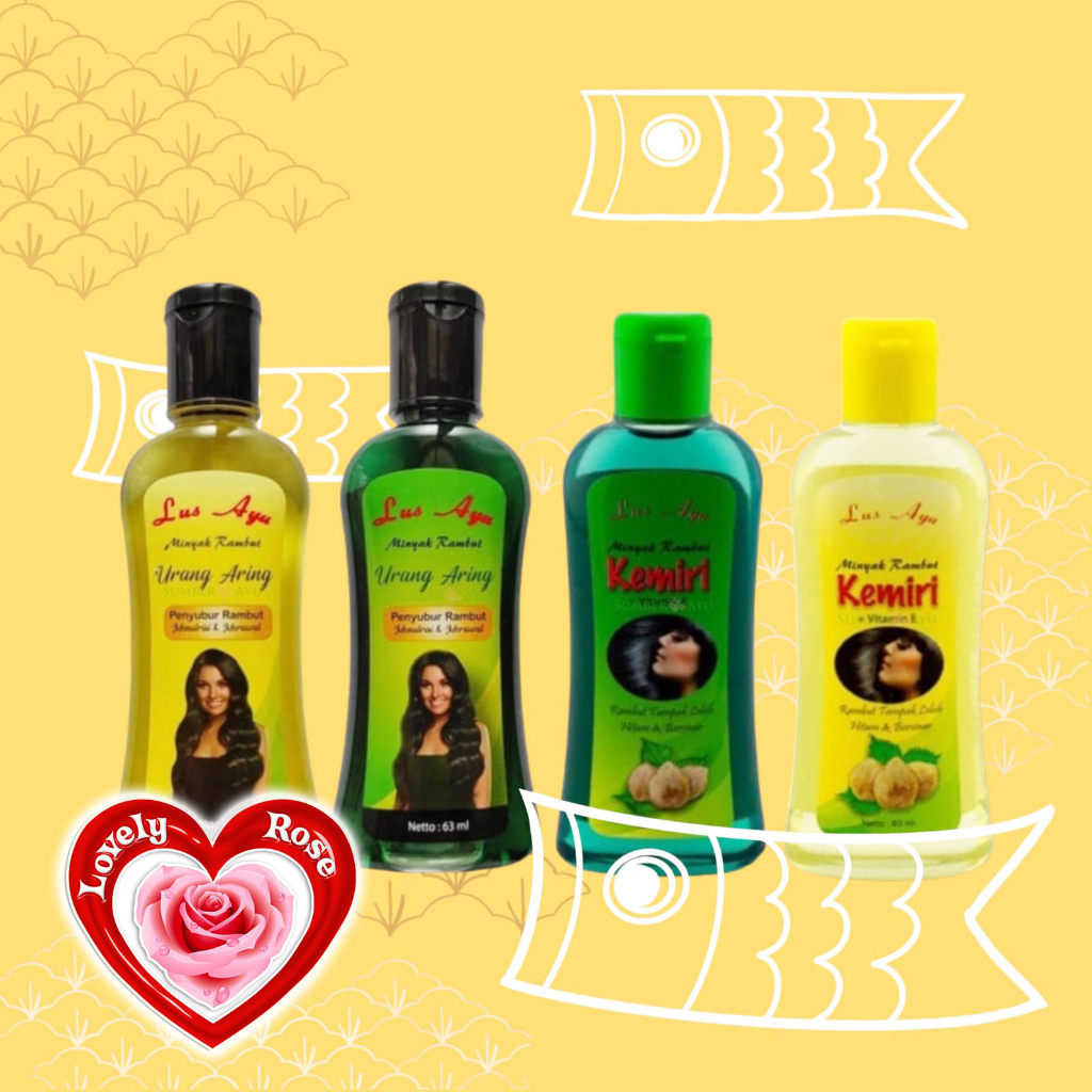 Jual LUS AYU MINYAK KEMIRI / URANG ARING 63 ML | PENYUBUR RAMBUT ORANG ...
