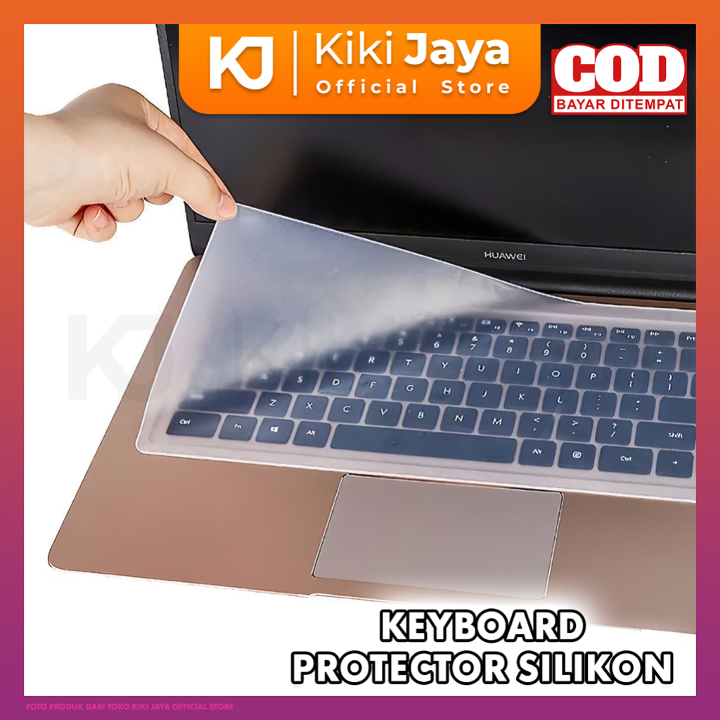 Jual [KIKI] Keyboard Protector Silicone 14 Inch - Pelindung Keyboard ...