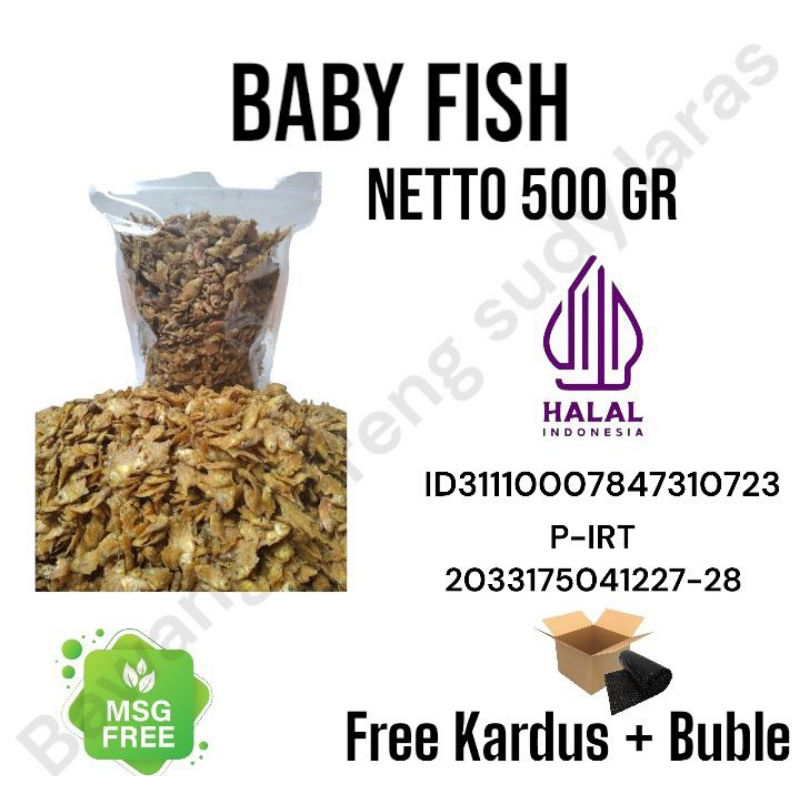 Jual Baby Fish Crispy 500gr | Shopee Indonesia