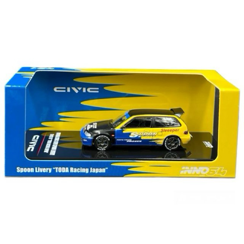 Jual Inno 64 Honda Civic EF9 Spoon Toda Racing Japan | Shopee Indonesia