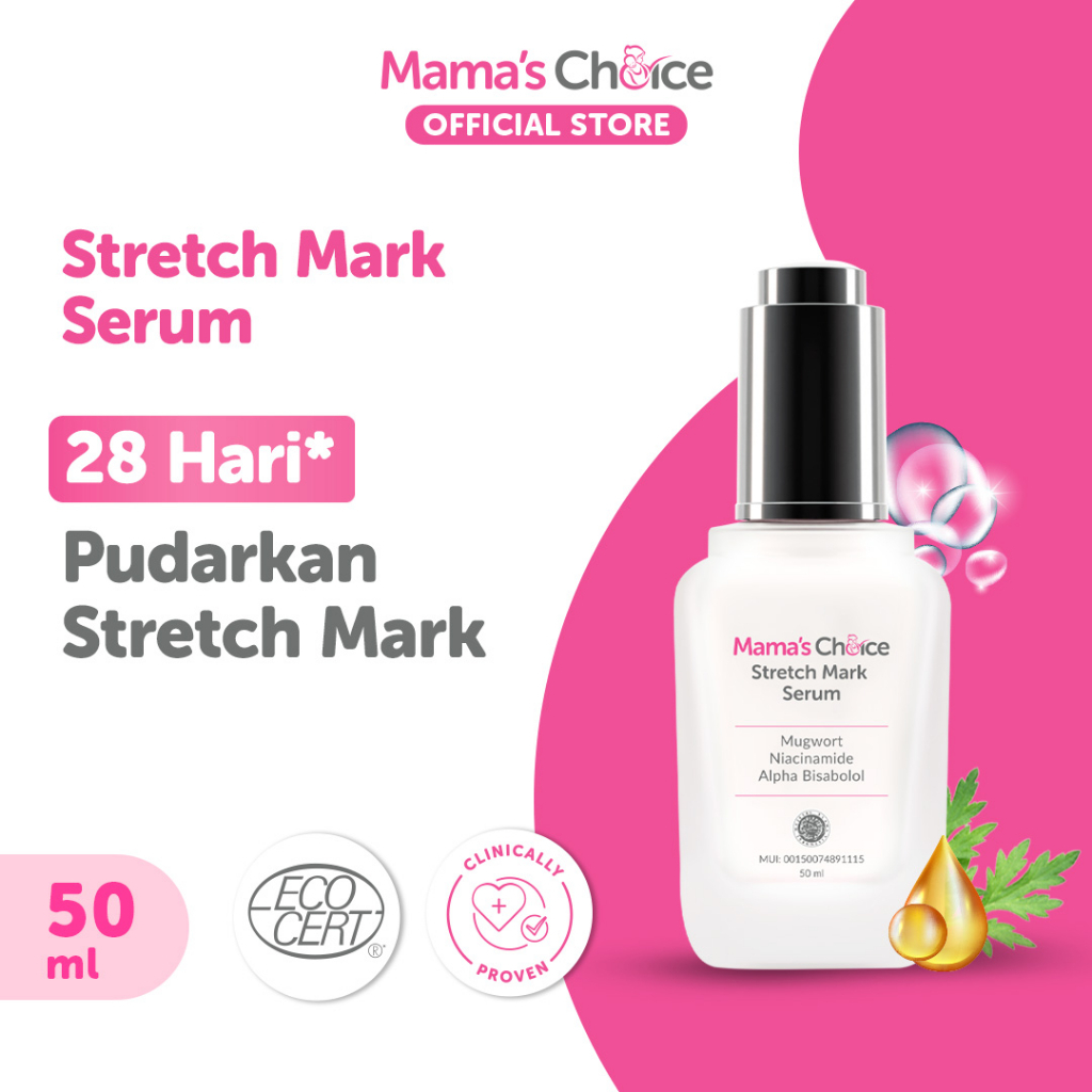 Jual Stretch Mark Serum Mama's Choice 50mL (Inovasi Terbaru dari ...