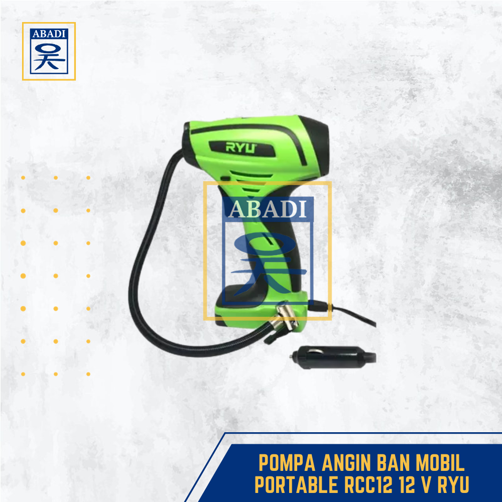 Jual POMPA ANGIN BAN MOBIL PORTABLE RCC12 12 V RYU | Shopee Indonesia