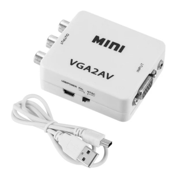 Jual Konverter / Converter VGA to AV / VGA2AV | Shopee Indonesia