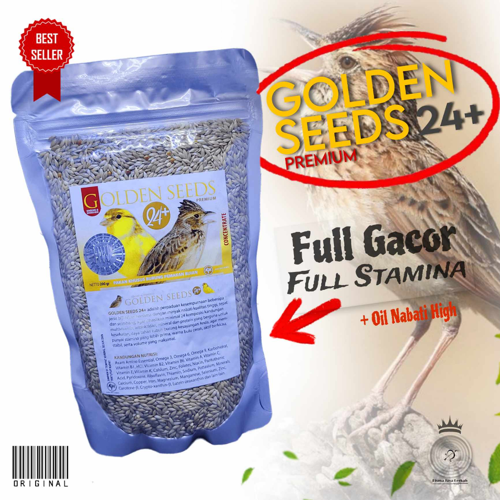 Jual GOLDEN SEED DARI HW LARK PREMIUM PAKAN BURUNG PEMAKAN BIJI ...