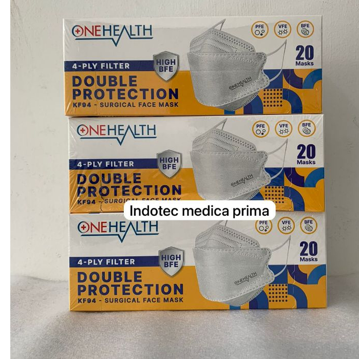 Jual Masker KF 94 Double Protection - Onehealth (1 Box isi 20 pcs ...