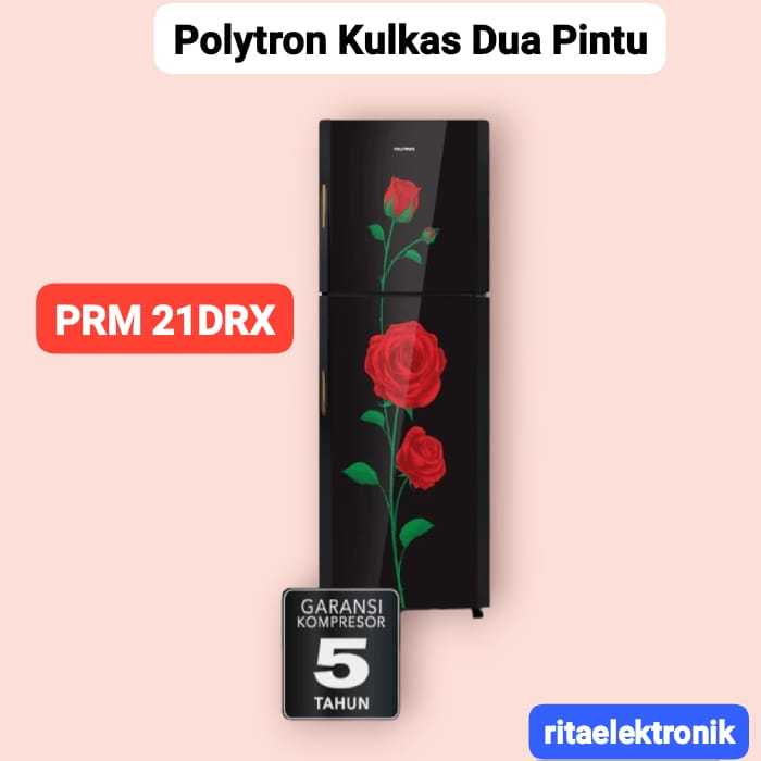 Jual Kulkas Polytron dua pintu PRM 21 DRX | Shopee Indonesia
