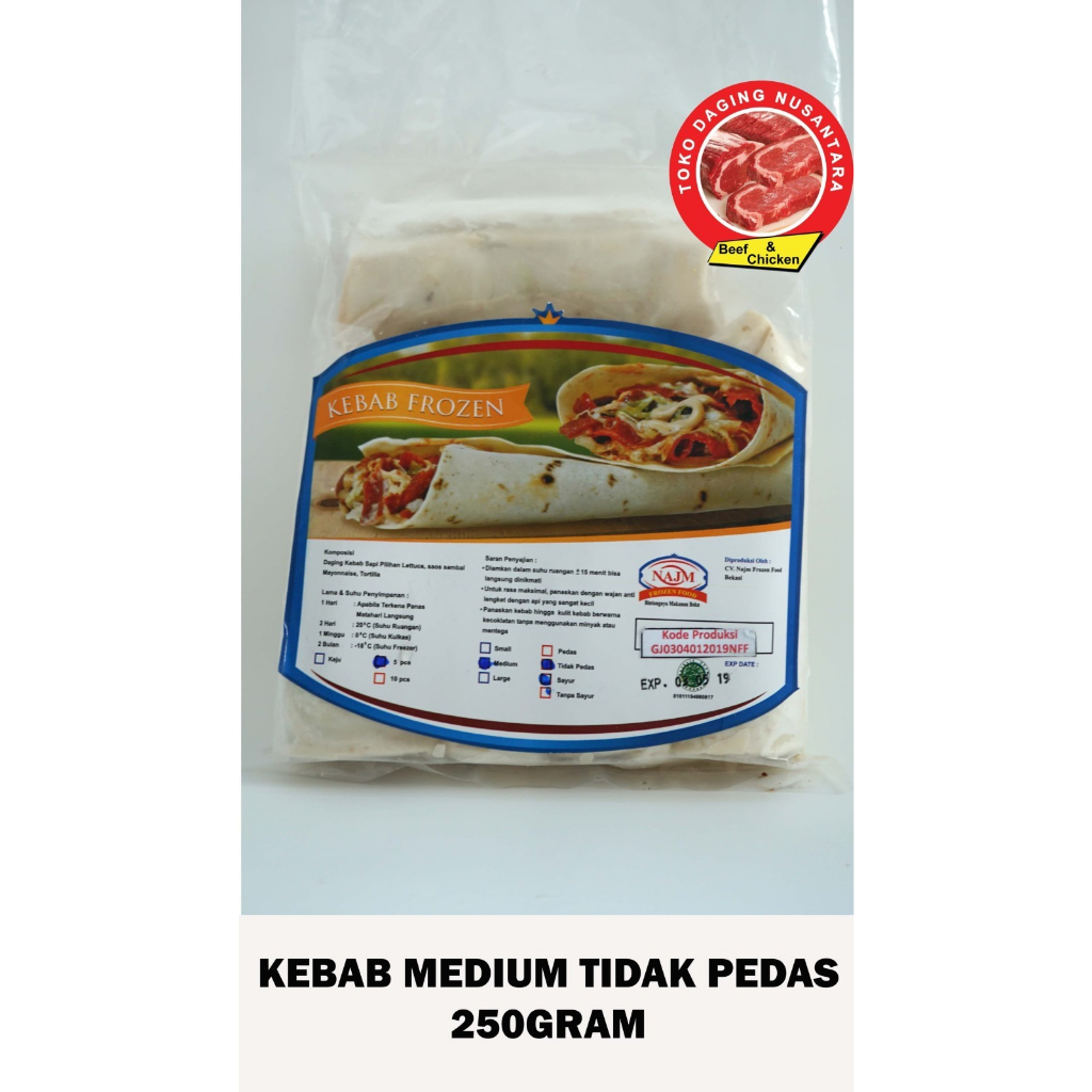 Jual KEBAB MEDIUM TDK PDS | Shopee Indonesia
