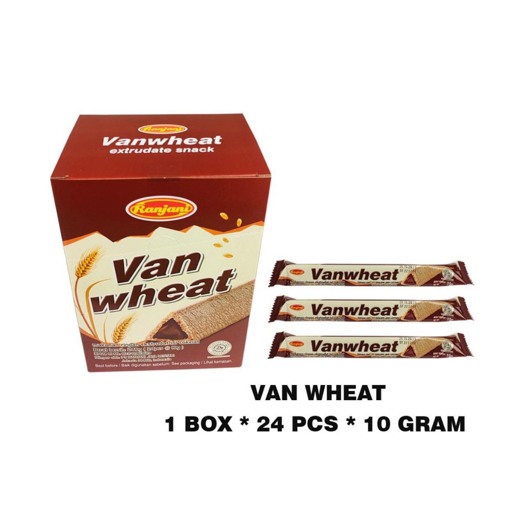 Jual Van Wheat Snack Ekstrudat Coklat Gandum Ranjani Candy | Shopee ...