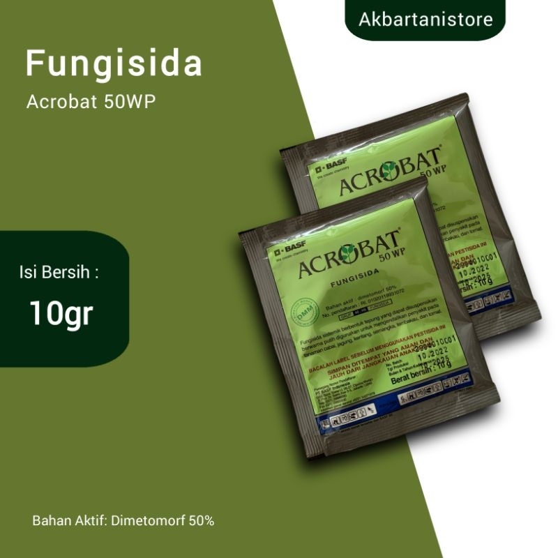 Jual Fungisida Acrobat 50wp - 10gr mengendalikan penyakit busuk daun ...