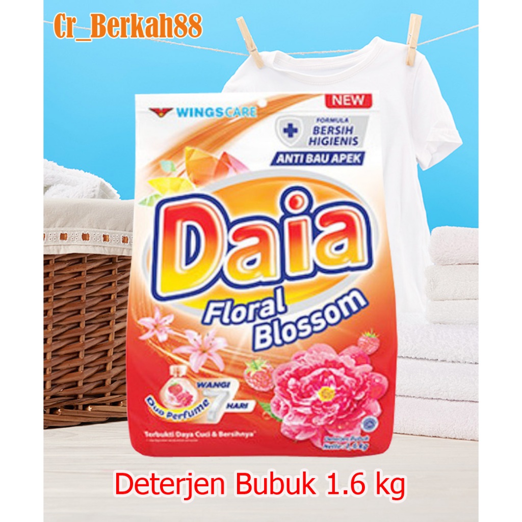 Jual daia blossom deterjen bubuk kemasan 1 6kg | Shopee Indonesia