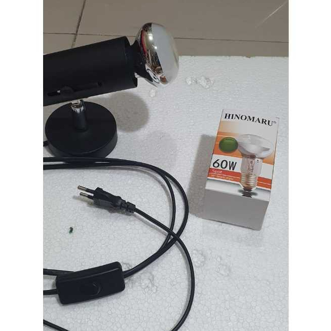 Jual LAMPU PENGHANGAT HINOMARU DENGAN FITTING LAMPU + KABEL 180 CM ...