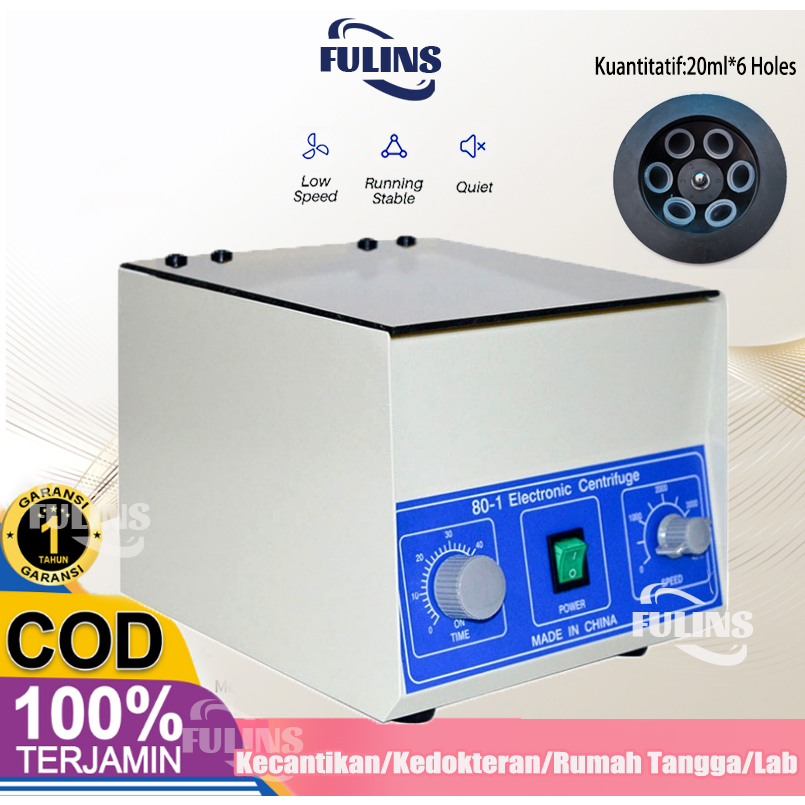 Jual ⭐Termasuk tabung⭐6/12 hole Alat Centrifuge Senyap dan Stabil 4000 ...