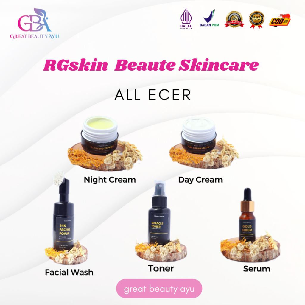 Jual Ecer Rg Skin Beauty Skincare Original Gloeing (10g) | Shopee Indonesia