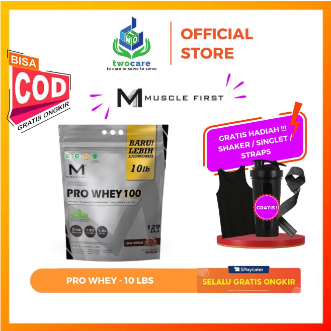 Jual Muscle First Pro Whey M1 Pro Whey 4,5kg 10lbs 10lb Muscle First ...