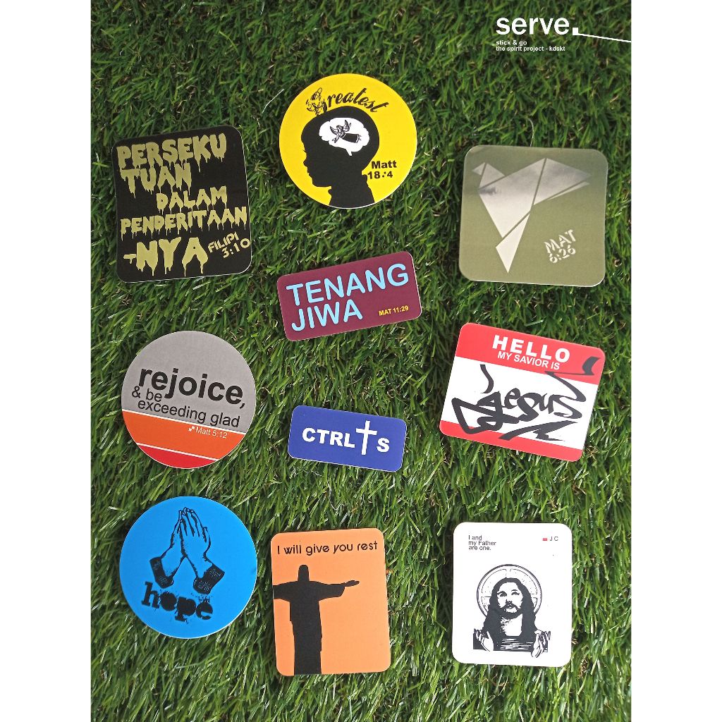 Jual STICKER STIKER AESTHETIC ESTETIK ROHANI KRISTEN | KUALITAS PREMIUM ...