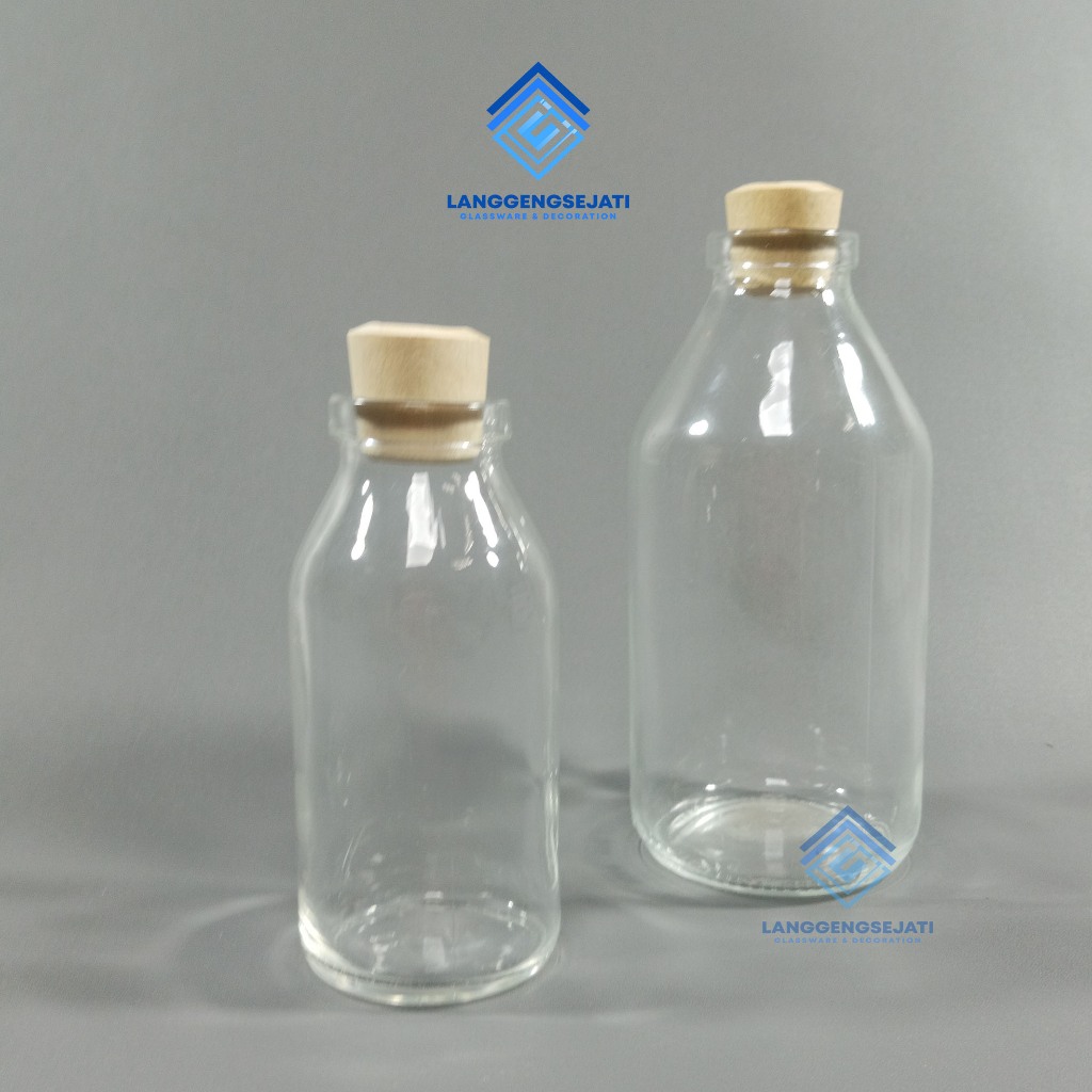 Jual BOTOL TUTUP KAYU CORK KACA CRAFT BOTOL BUMBU TUTUP KAYU 100ml ...
