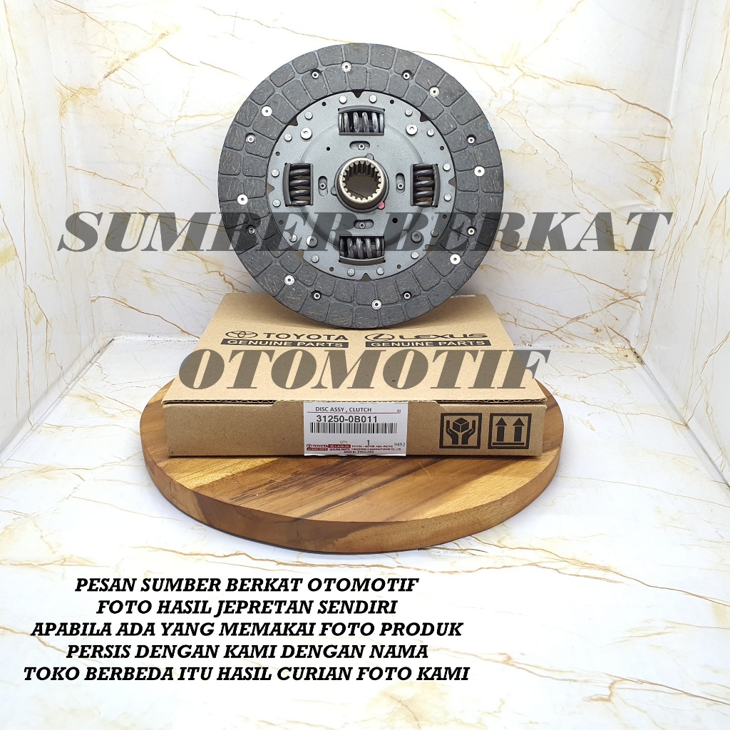 Jual CLUTCH DISC KAMPAS KOPLING PLAT KOPLING KIJANG 7K DIESEL 2L 31250-0B011 | Shopee Indonesia