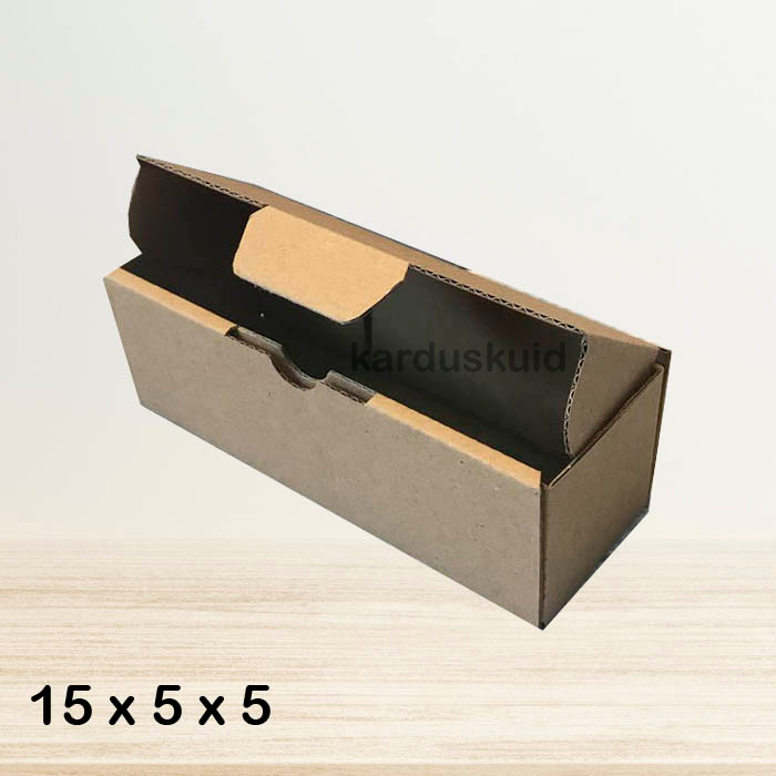 Jual Kardus 15 x 5 x 5 cm die cut tipe E Flute K150 box kotak karton ...