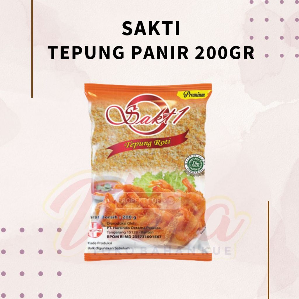 Jual Sakti Tepung Panir/Tepung Roti Mix 200gr | Shopee Indonesia