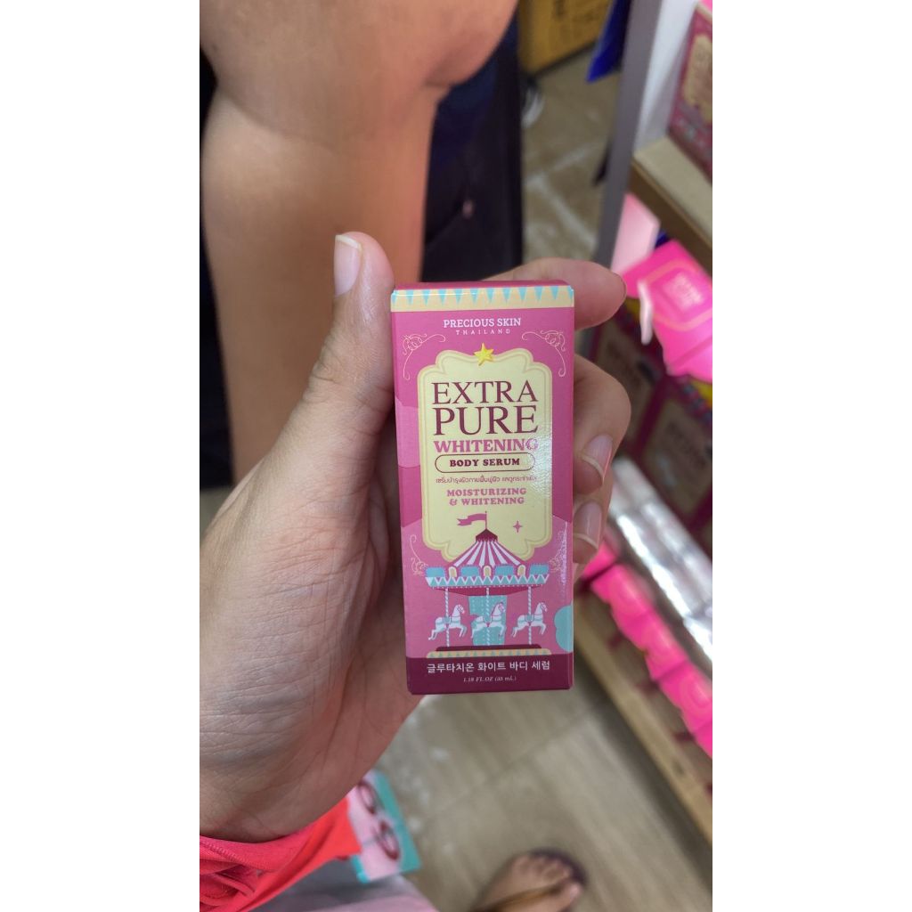 Jual precious skin thailand extra pure whitening body serum 35ml ...