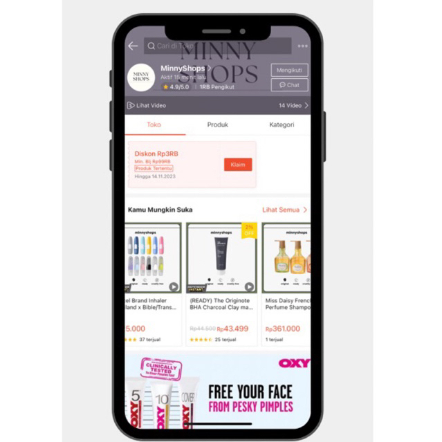 Jual minnyshop gift card | Shopee Indonesia