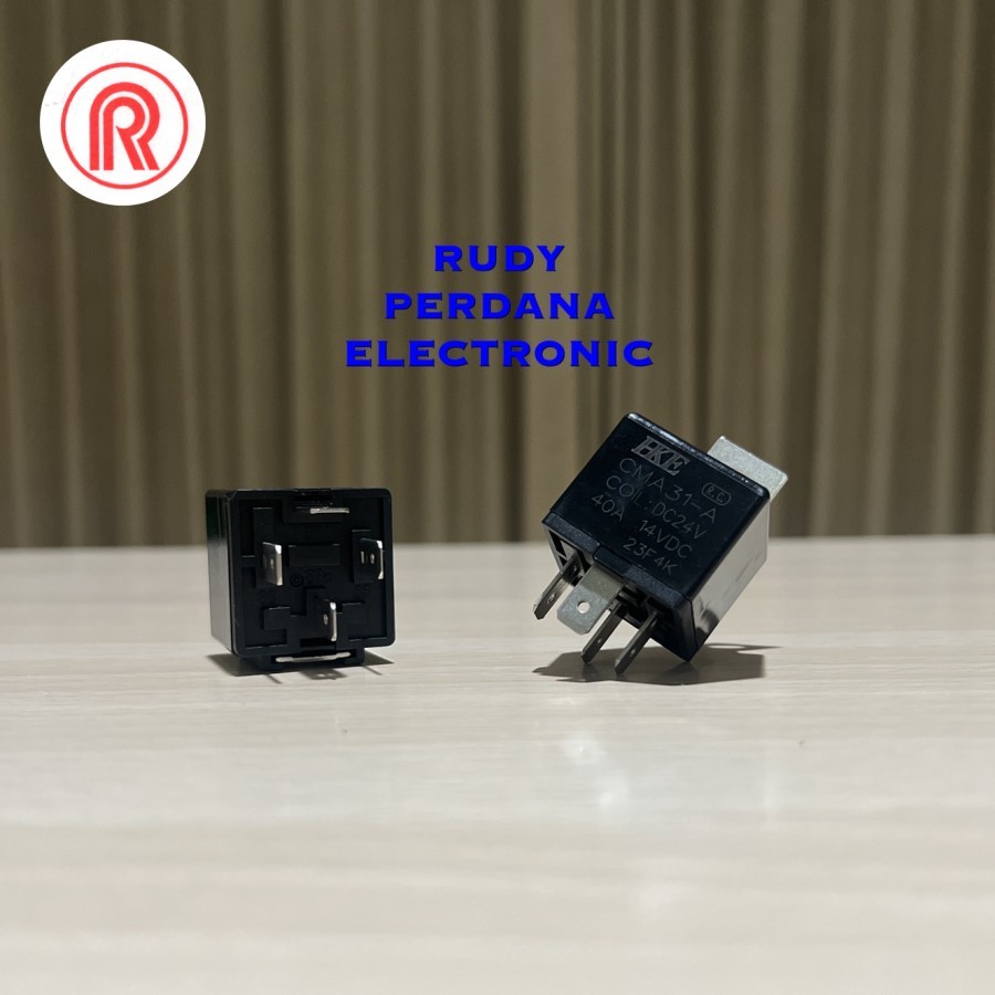 Jual RELAY MOBIL LAMPU KLAKSON 4 PIN KAKI 24V 24 VOLT 40A 40 AMPERE | Shopee Indonesia