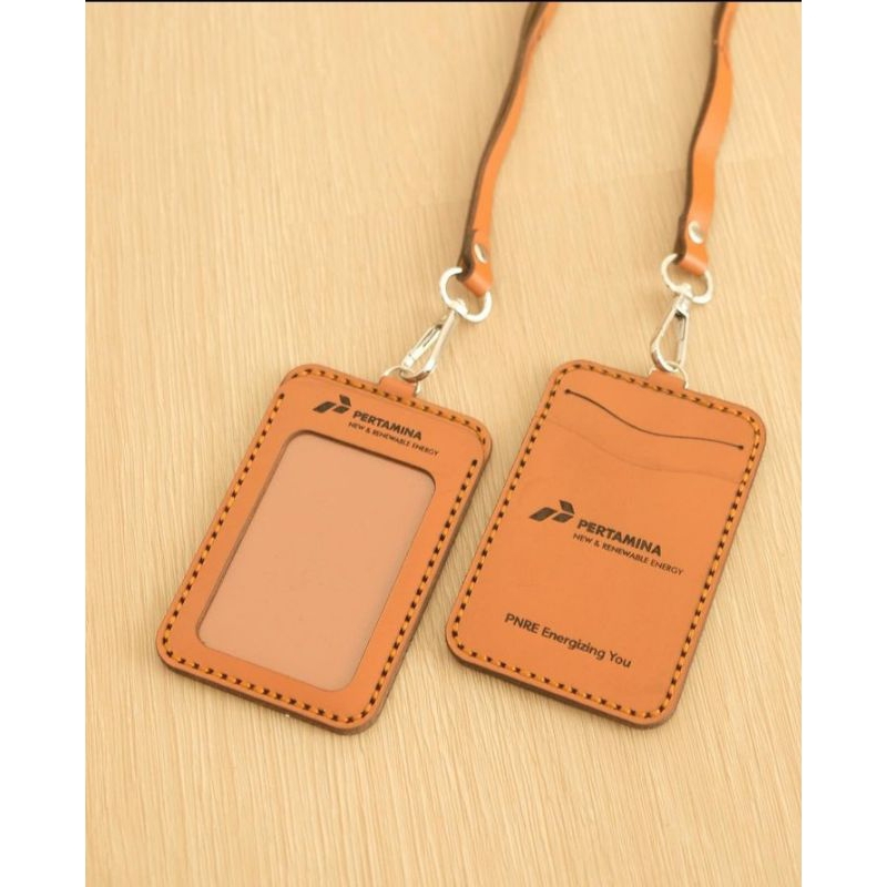 Jual (BISA SATUAN) PREMIUM ID CARD HOLDER K. SINTETIS DENGAN 3 WADAH ...