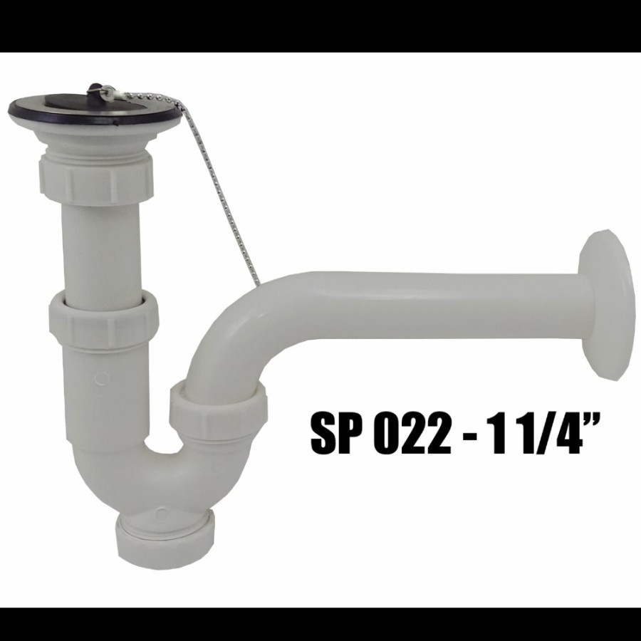 Jual Sifon PVC Leher Angsa 1 1/4 inch / Afur Pipa pembuangan Wastafel ...