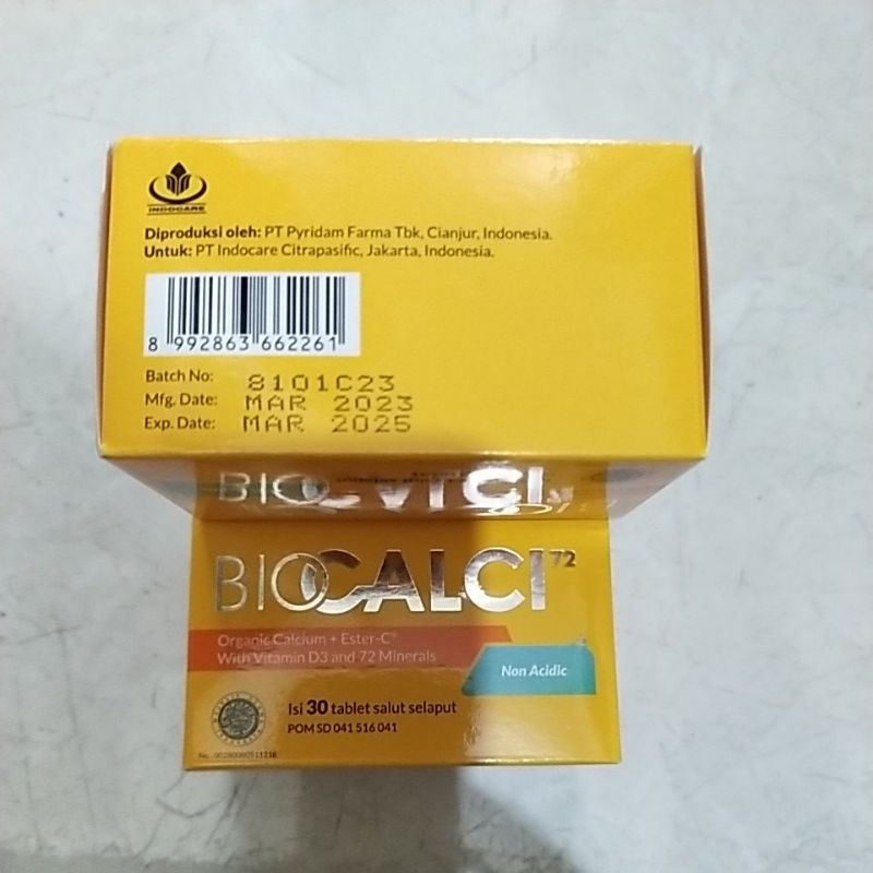 Jual Biocalci-72 isi 30 tablet | Shopee Indonesia