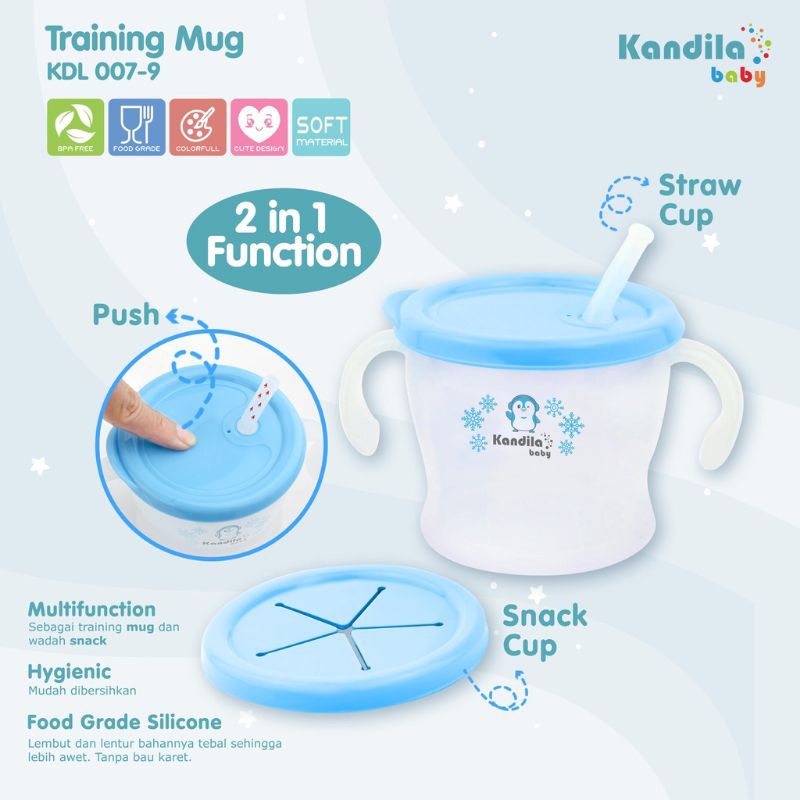 Jual Kandila Baby Training Mug 300ml KDL 007-9 - Tempat Minum Anak ...