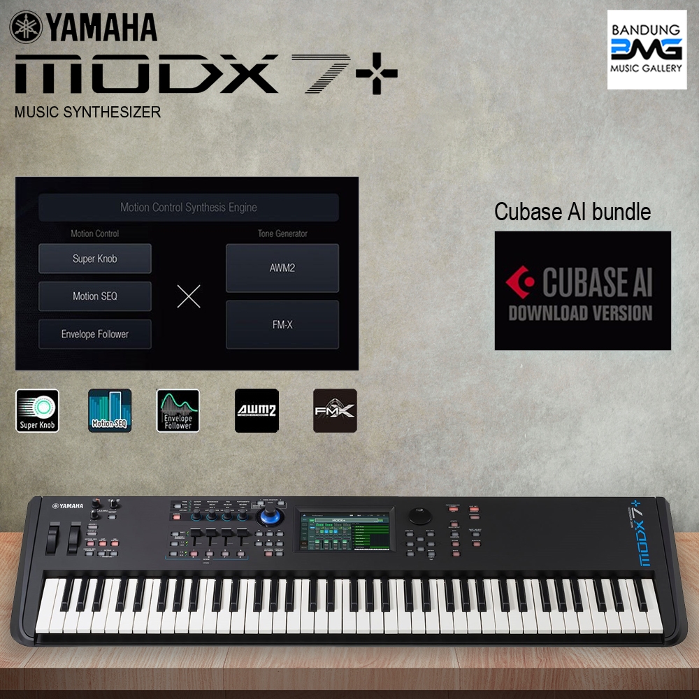 Jual Yamaha MODX7+ Keyboard Synthesizer / MODX 7+ Garansi Resmi | Shopee Indonesia